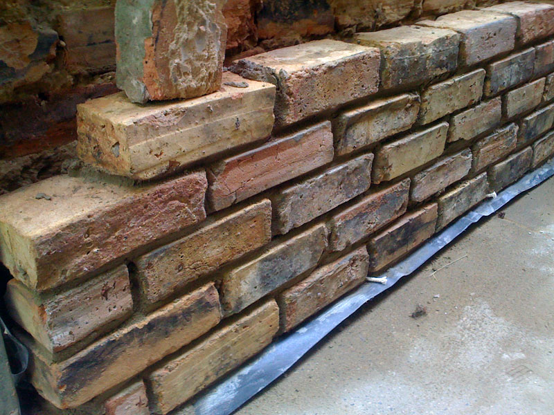 masonry project - brick replacement