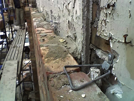 masonry project - new brick chimney
