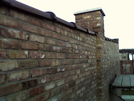 masonry project - new brick chimney